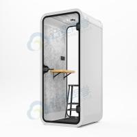 China Movable Silence Sound Proof Acoustic Booth For Office Meeting Office Pod Sound-isolated Lounge Space Single Phone Booth for sale