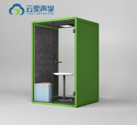 China Medium Size Meeting Pod For Conference Meeting Double Booth With Furniture Sofa for sale