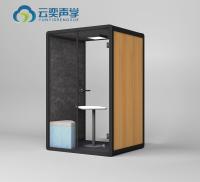 China Medium Size Meeting Pod For Conference Meeting Double Booth With Furniture Sofa for sale