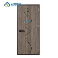 China STC 42 ±3 DB Fire Rated 60min Certified Sound Proof Steel And Wood Composite Door for sale