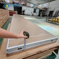 China 14 meters High Single Panel Hanging Room Partition With Metal Connection Seal Strip Room  Dividers for sale