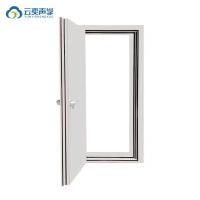 China Acoustic Soundproofing Noise Isolation Door With Acoustic Glass 60 Minutes Fireproof Acoustic Single Door STC 45dB for sale