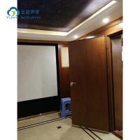 China Acoustic Soundproofing Noise Isolation Door With Acoustic Glass 60 Minutes Fireproof Acoustic Single Door STC 45dB for sale