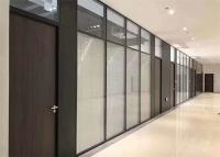 China 80mm Conference Room Glass Walls , Glass Partition With Aluminium Frame for sale