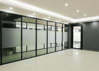 China Acoustic Customized Soundproof Modern Office Glass Partition Walls for sale