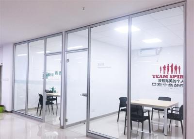 China Noise Proof Aluminium And Glass Partition Building Material For Commercial for sale