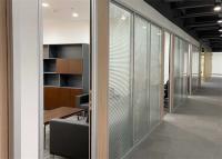 China Acoustic Customized Soundproof Modern Office Glass Partition Walls for sale