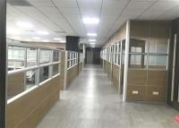 China Anodized Frame Office Glass Partition Walls , Half Height Glass Partition for sale