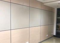 China Flexible Collocation Glass Wooden Partition Wall For Office Modular Private Space for sale
