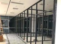China 80mm Conference Room Glass Walls , Glass Partition With Aluminium Frame for sale