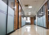 China SGS Soundproof Office Glass Partition Walls Smallest Seamless Effect for sale