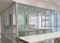 China Shatterproof Acoustic Office Glass Partition Walls High Compartment for sale