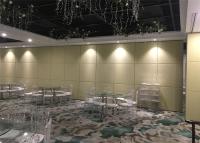 China Fireproof Foldable Partition Walls Commercial With Wooden And Aluminum Material for sale