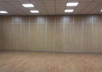 China SGS Acoustic Operable Folding Panel Partitions For Conference Hall for sale