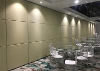 China Fireproof Foldable Partition Walls Commercial With Wooden And Aluminum Material for sale
