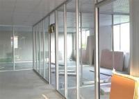 China Factory Direct Office Glass Partition Walls Aluminium Channel Glass Wall for sale