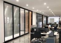 China 80mm Thickness Aluminum Frame Glass Wall for sale