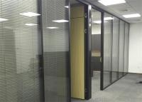 China Room Divider Aluminum Frame Tempered Glass Office High Partition Wall for sale