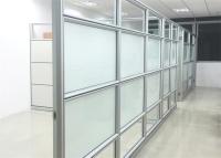 China Office Partition Glass Walls Half Height Modern Room Divider for sale