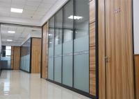 China 80mm Thickness Aluminum Frame Glass Wall for sale