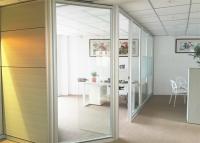 China Customized Metal Glass Wall Partition French Partition Glass Wall for sale