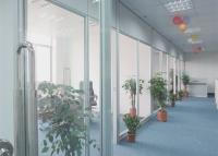 China Office Glass Partition Walls Tempered Glass Room Dividers For Office for sale