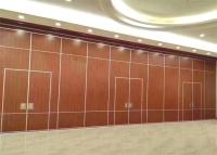 China Acoustic Wooden Folding Partition Wall Easy Installation For Meeting Room for sale