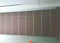 China Acoustic Wooden Folding Partition Wall Easy Installation For Meeting Room for sale