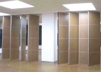 China Wooden Acoustic Sliding Folding Partition Fabric Acoustic Movable Partition Wall for sale