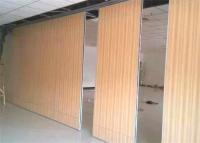 China Sliding Folding Soundproof Partition Walls Movable Wooden For Hotel for sale