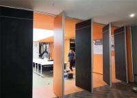 China Movable Sliding Door Partition Wall Manual Hanging System For Office for sale