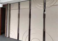 China Hand Actuated Movable Partition Walls Systems Soundproof For Hotel Convention for sale