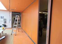 China Movable Sliding Door Partition Wall Manual Hanging System For Office for sale