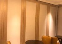 China Wooden Acoustic Sliding Folding Partition Fabric Acoustic Movable Partition Wall for sale