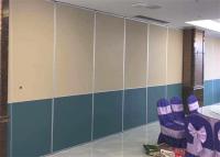 China Bi Fold Partition Wall Banquet Hall Aluminum Sliding Door Sturdy Features for sale
