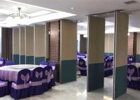 China Bi Fold Partition Wall Banquet Hall Aluminum Sliding Door Sturdy Features for sale