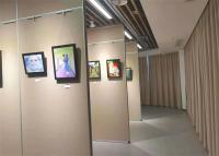 China Gallery Hanging Mobile Partition Wall Display Board Modular Partition Wall Systems for sale
