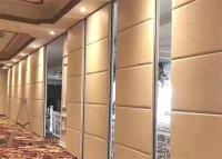 China Wooden Acoustic Sliding Folding Partition Fabric Acoustic Movable Partition Wall for sale
