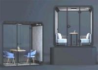 China Dismountable Soundproof Phone Booth Office Pods Easy Installation for sale