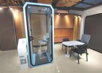 China Noise Cancelling Office Phone Booth Movable Acoustic Furniture for sale