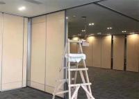 China Hidden Frame Operable Wall Partitions Noise Cancelling Fire Safety for sale