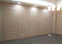 China Hidden Frame Operable Wall Partitions Noise Cancelling Fire Safety for sale