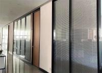 China Factory Custom Office Room Divider Aluminum Frame Single Glass Partition Wall for sale