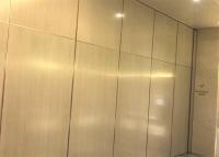 China Wooden Sliding 360 Degree Whee System Ceiling Track Hanging Soundproof Room Dividers for sale