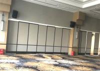 China Conference Soundproof Sliding Hanging Room Dividers Fabric Cover Finish for sale