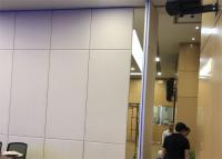 China 85mm Sliding Room Dividers , Wooden Partition Collapsible Divider Wall for sale