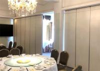 China Hidden Frame Sliding Room Dividers Ballroom Partition Fabric Finish surface for sale