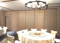 China Hidden Frame Sliding Room Dividers Ballroom Partition Fabric Finish surface for sale