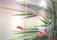 China Customized Printing Sliding Hanging Room Dividers Wall Partition For Hotel for sale