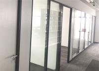 China Movable Full Height Glass Walls Partitions With 10mm Glass Thickness for sale